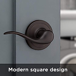 Kwikset Tustin Hall/Closet Lever in Venetian Bronze - 97200-778