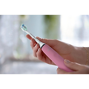 PHILIPS Sonicare ProtectiveClean 4100 Rechargeable Electric Toothbrush, Deep Pink - Plaque Control with Pressure Sensor, Up to 2 Weeks Operating Time, Broage Random Color Electric Toothbrush