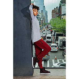 Pastry Cassatta Stretch Canvas Dance Sneakers, Black/Red, Size 9