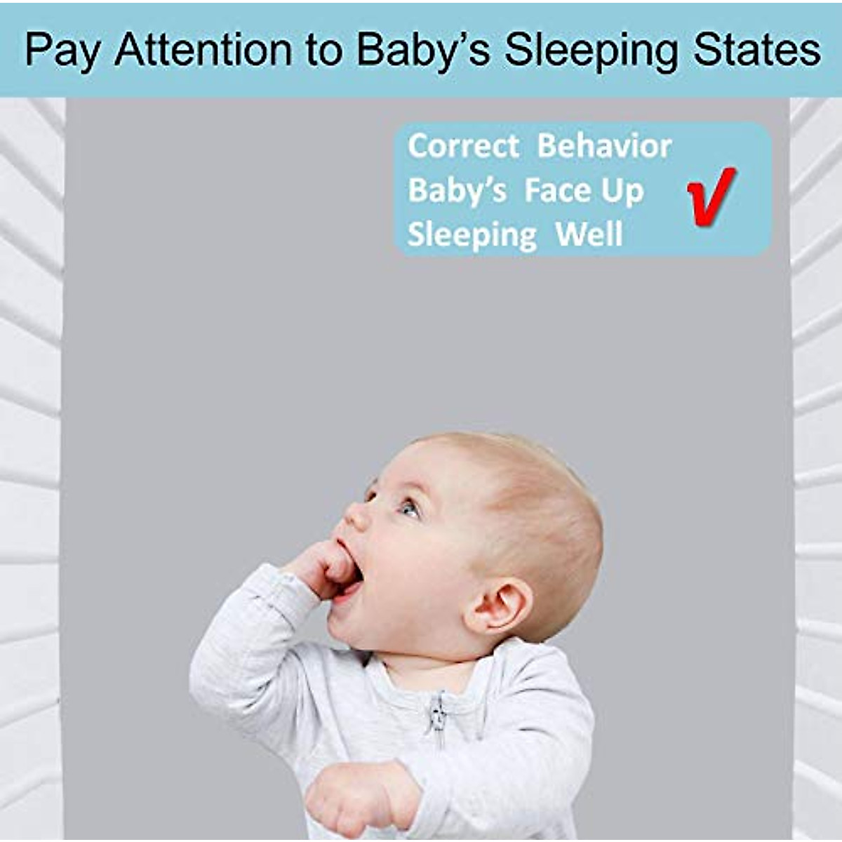 Crib Sheets, Crib Sheets for Boys | Baby Boy Crib Sheets | Microfiber Crib Fitted Sheet for Standard Crib and Toddler Mattress (Gray and Navy, 2 Pack)