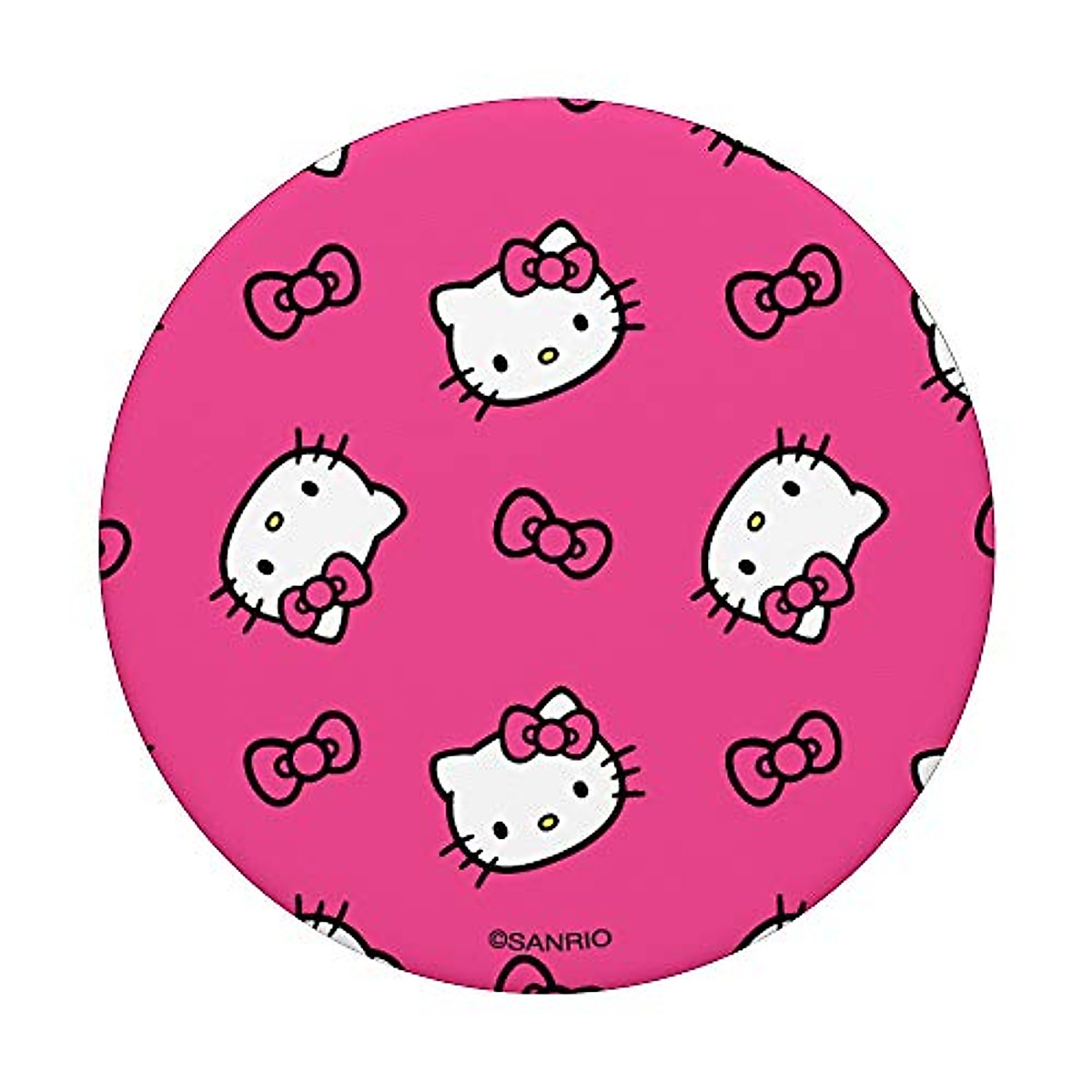 Hello Kitty and Bows Pattern PopSockets PopGrip: Swappable Grip for Phones & Tablets
