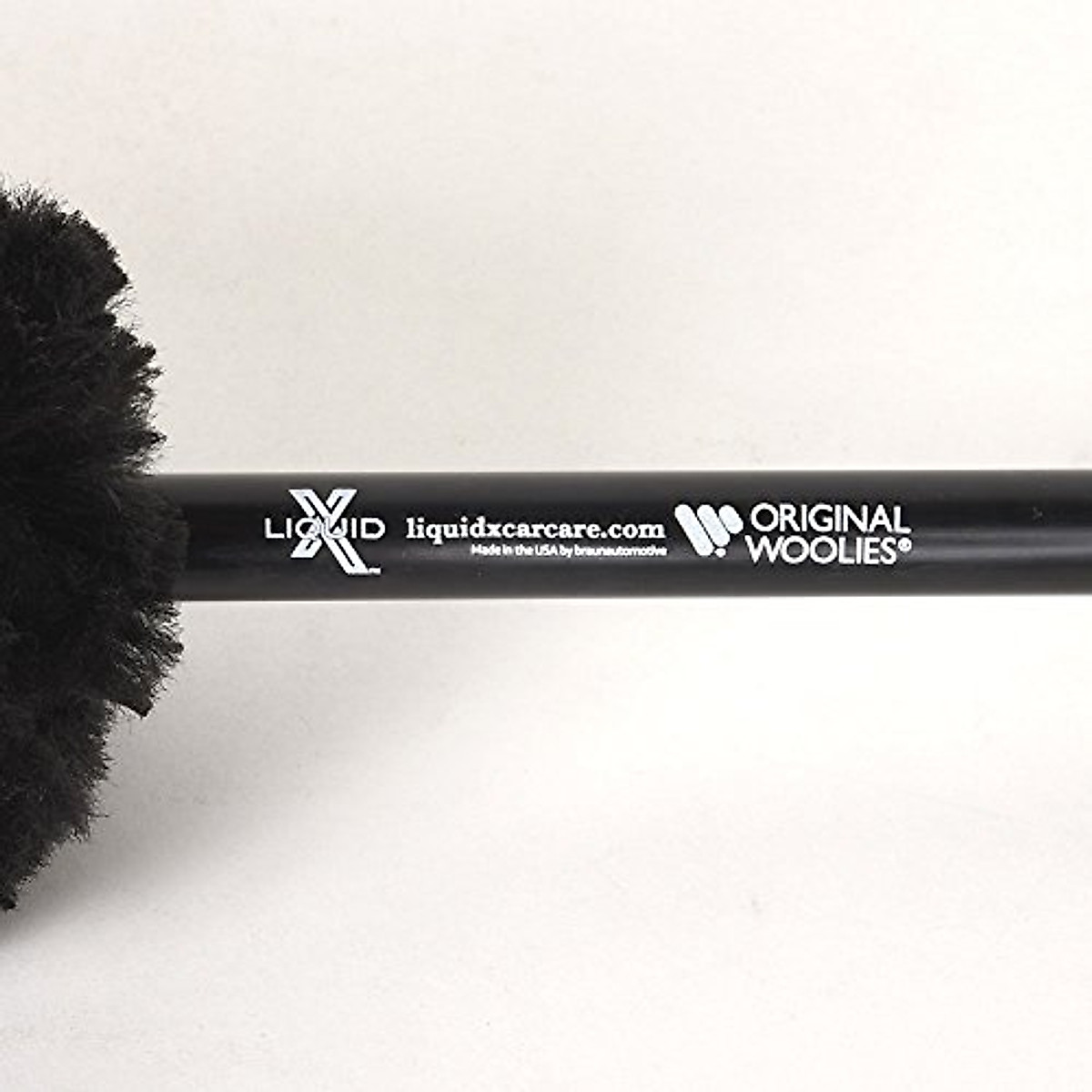 Liquid X Original Wheel Woolies Brushes 3 Piece Kit - Includes Angled Caliper Spoke Brush - USA Made - Black - New & Improved