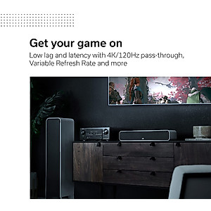 Denon AVR-S760H 7.2 Ch AVR - 75 W/Ch (2021 Model), Advanced 8K Upscaling, Dolby Atmos Height Virtualization, DTS Virtual:X & More, Wireless Streaming, Built-in HEOS, Amazon Alexa Voice Control