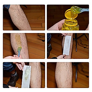 100pcs Non-woven Hair Removal Paper Depilatory Wax Strips Epilator Waxing Tools，50 Small 50 Large