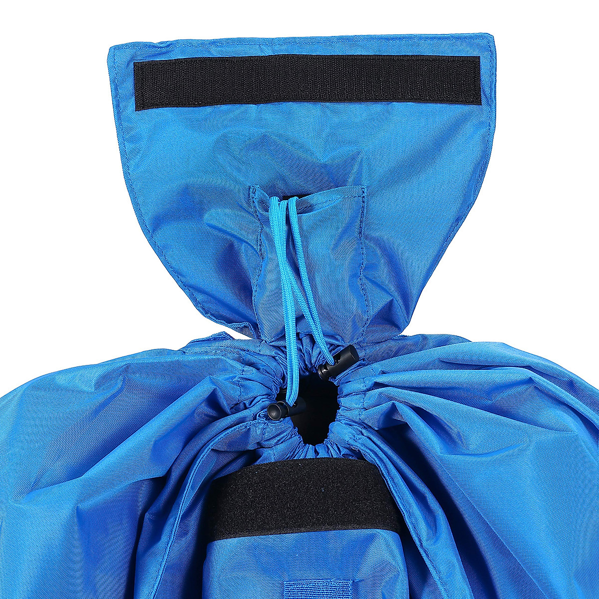 Gate Check PRO XL Double Stroller Bag for Airplane Travel | Extra Large & Ultra Durable Cover | Padded Adjustable Backpack Shoulder Straps | Easy Carrying - Blue