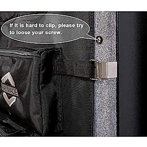 RAYMACE Gun Safe Door Panel Organizer 10.6W*43.5H，Adjustable Width to 13 Inch, Pistols and Documents Storage Solution