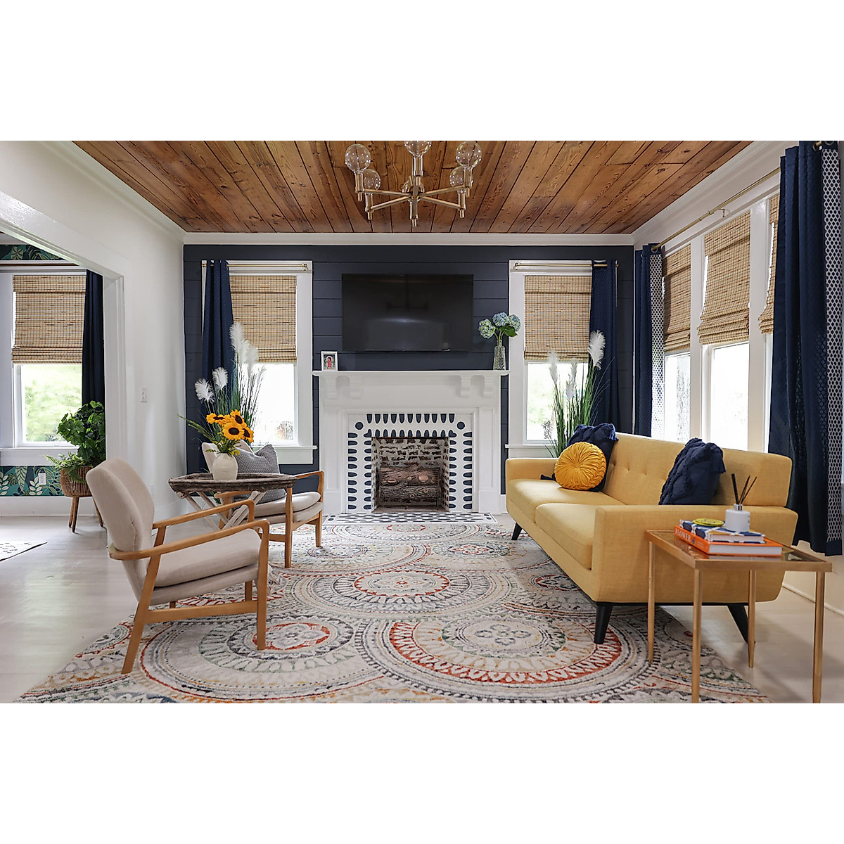 Simply Southern Cottage Webster Area Rug, 9' x 12', Multi