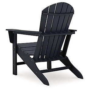 Signature Design by Ashley Sundown Treasure Cottage Weather Resistant Outdoor Adirondack Chair, Black