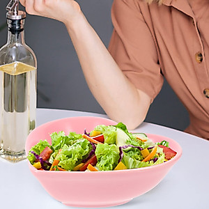 CALLARON 2Pcs Heart-Shaped Bowls Home Ceramic Bowl Dessert Bowl Salad Bowl Cute Heart Shaped Ceramic Bowl for Salad Soup Snack Dessert Best Kitchen Household Cooking Gifts