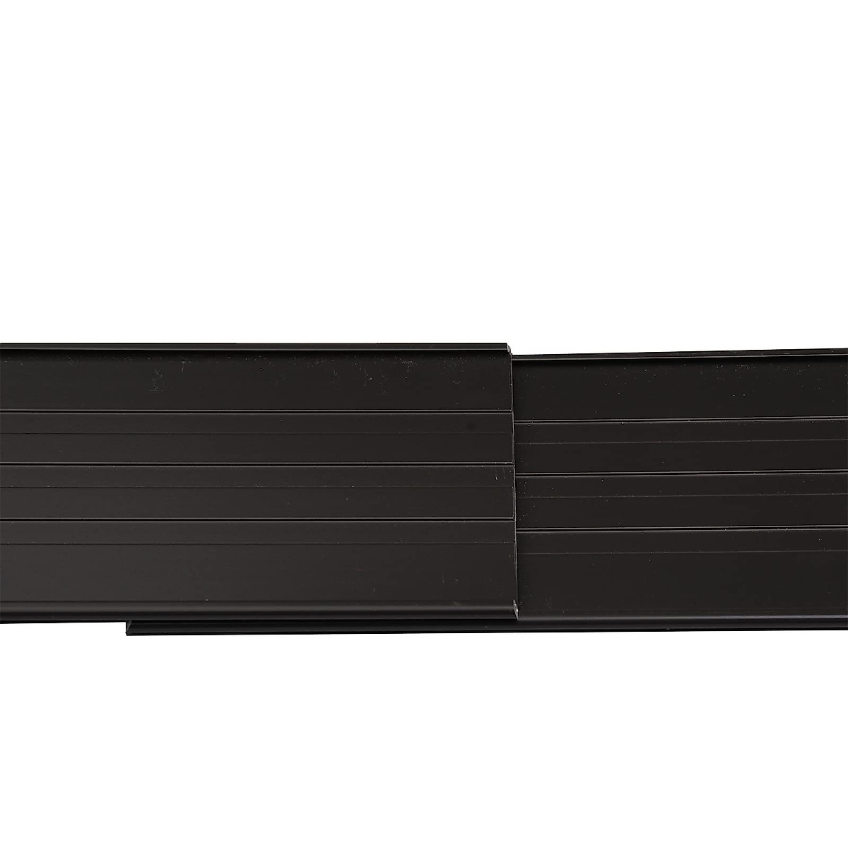 EasyFlex Aluminum Landscape Edging Project Kit, 8 Metal Garden Edging Pieces with Spikes, 48 feet, Black (1806BK-48C)