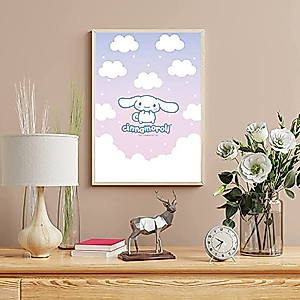 Cinnamoroll Posters, Set of 6 Anime Print Art Cute Posters For Home Bedroom and Dorm Wall Decor, Cinnamoroll Posters Gift Set For Teens, 10x14 Inches, No Framed