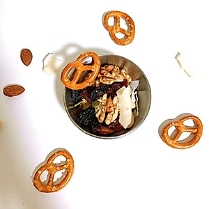 8Pcs 3.2inch Sauce Dishes Dipping Small Bowls - 2 oz Mini Stainless Steel Saucers Dish Cook Prep Side Dish Soy Sauce Sushi Dip Dishes Condiment Seasoning Serving Appetizer Plates Pinch Bowl Set