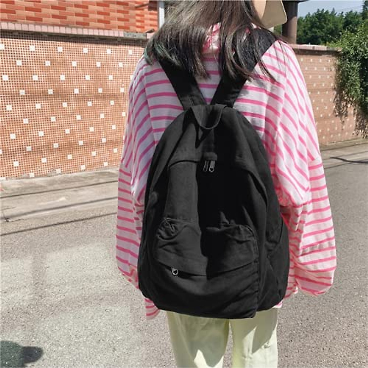 vintage backpack purse for women canvas backpack laptop travel backpack laptop backpack hiking backpack school backpack (brown)