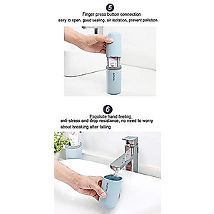 IKEAR Travel Toothbrush Cup Toothpaste Container/Case Toothbrush Organizer Toothbrush Toothpaste Holder 2 Gargle Cups Multifunction Portable Storage Cup for Business Trip Travel and Daily Use