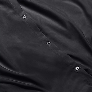 Elegant Comfort 3 Piece Pinch-Pleated Button Closure, Wrinkle-Resistant Ultra-Soft Microfiber Duvet Cover Set, Luxurious Pintuck Décor, King/California King, Flamenco Red