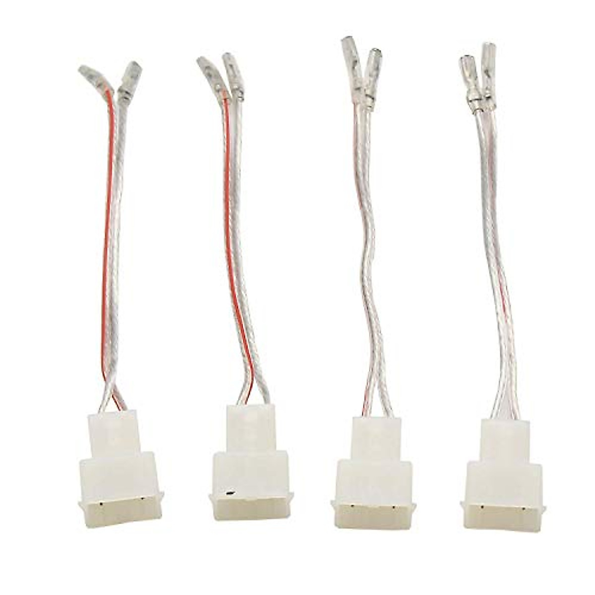 RED WOLF Door Dash Tweeter Speaker Wire Harness Replacement for Honda Civic Accord Odyssey Civic CRV Install Adapter Connector 6 PCS