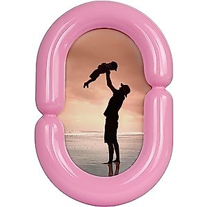 H-A Solid Wood Photo Frame Double Sided Picture Frame for Wall Mounting or Tabletop Display