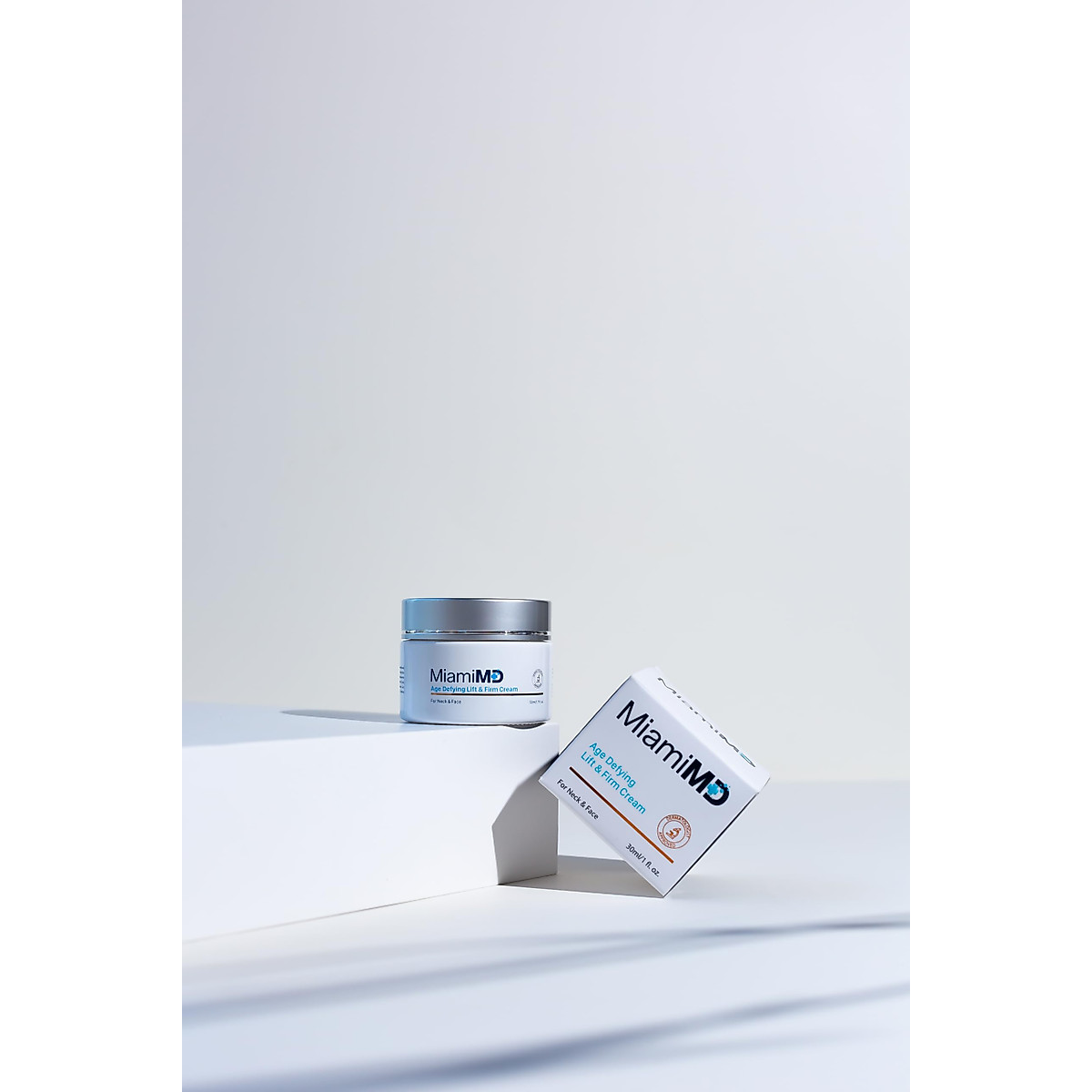 MiamiMD Age-Defying Lift & Firm Cream - Anti Aging and Skin Firming For All Types Paraben Free, Fragrance Free Cruelty Free BHA Free 50 ml (1.7oz)