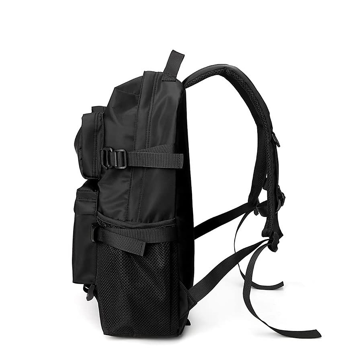 Male Backpack Travel Leisure Bag Computer Schoolbag for College and Middle School Students Can Fit 15.6 "laptop (black)