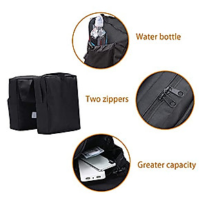 ATV Tank Top Bag, Motorcycle Saddlebags, Storage Saddle Bag for Snowmobile, UTV Waterproof Cargo Pocket, Universal Durable Front Accessories, Storage Pack with Water or Drink Pocket