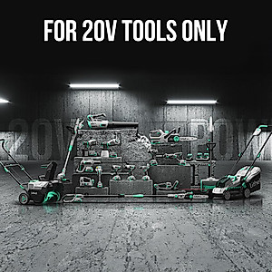 LiTHELi 20V 2.0AH Lithium Ion Battery Pack,Only Fit 20V Power Tools