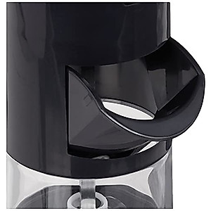 Kuhn Rikon Essential Adjustable Ratchet Grinder with Ceramic Mechanism for Salt, Pepper and Spices, 8 x 2.5 inches, Black