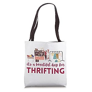 Vintage Thrifting Retro Thrift Store Antique Yard Sale Cute Tote Bag
