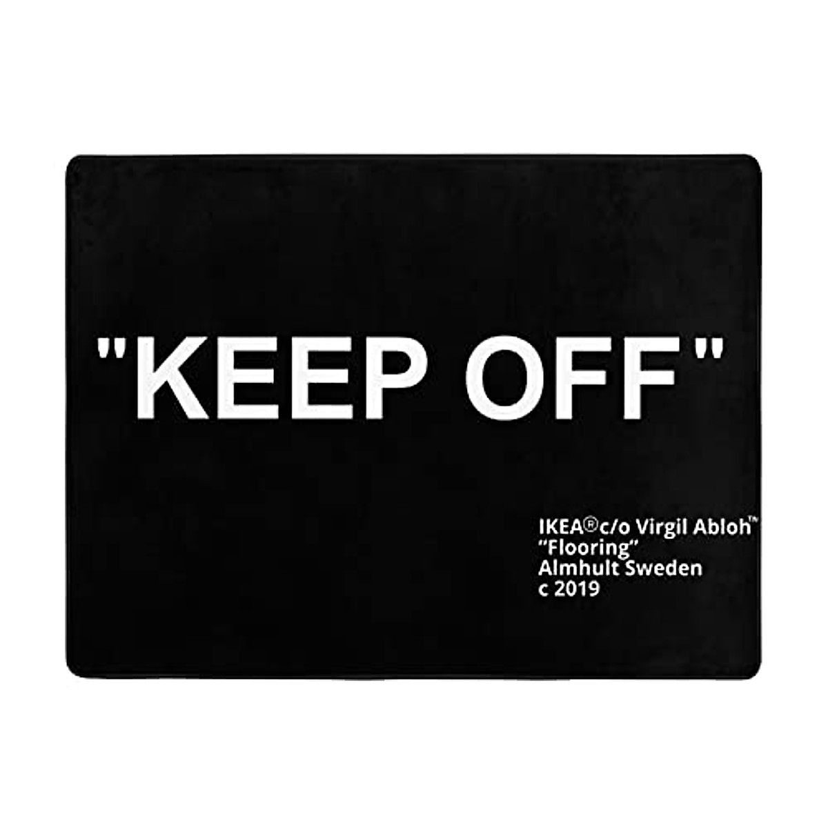 YIKUDU Keep Off Large Rugs Floor Mat Modern Carpet for Home Decoration Area Rug,Cozy Art Decoration Polyester Carpet 60 x 40 inch