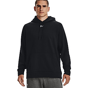 Under Armour Men's UA Hustle Fleece Hoodie MD Black