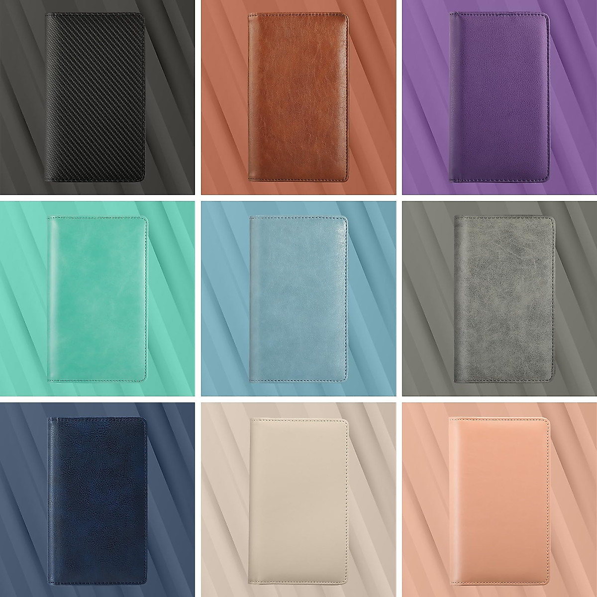 MaxGear Business Card Organizer Business Card Holder Book, Portable Business Card Binder File Sleeve Storage, Business Card Holders, Name Card Holder for Men & Women, Capacity: 240 Cards, Black