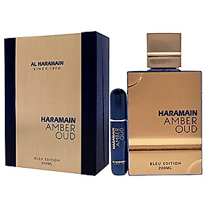 Al Haramain Amber Oud Blue Edition for Men Eau de Parfum Spray, 6.7 Ounce