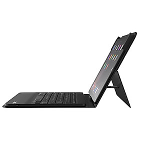ZAGG ID8BSF-BB0 Messenger Folio Case and Non-Backlit Bluetooth Keyboard for Apple iPad Pro 9.7, iPad 9.7, iPad Air and iPad Air 2 - Compatible with 2018 (G6) and 2017 (G5) 9.7 - Black