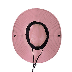 Rosoz 2 Pack Ponytail Sun Bucket Hats for Women UV Protection Foldable Mesh Wide Brim Hiking Beach Fishing Summer Safari