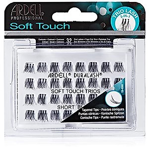 Ardell Soft Touch Trio Individuals Knotted, Short Black