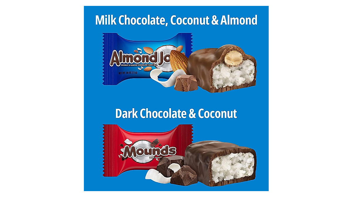 Hershey’s Almond Joy & Mounds Candy Assortment 20.6oz