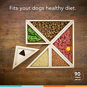 NUSENTIA Qusera Calming Dog Chews (90ct), Natural Calming Aid for Dogs, Vet Formulated, 30 Day Supply