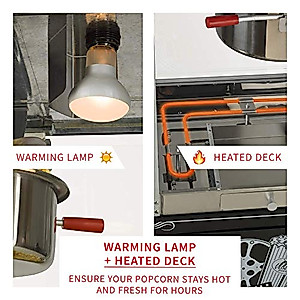 Funtime Palace Popper 16-Ounce Commercial Bar Style Popcorn Popper - FT1665PP