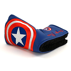Lion Custom Shop America Shield Blade Putter Headcover, Blue