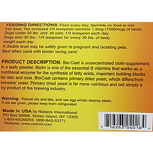 Nickers Bio Coat Concentrated Biotin Supplement - 16 oz