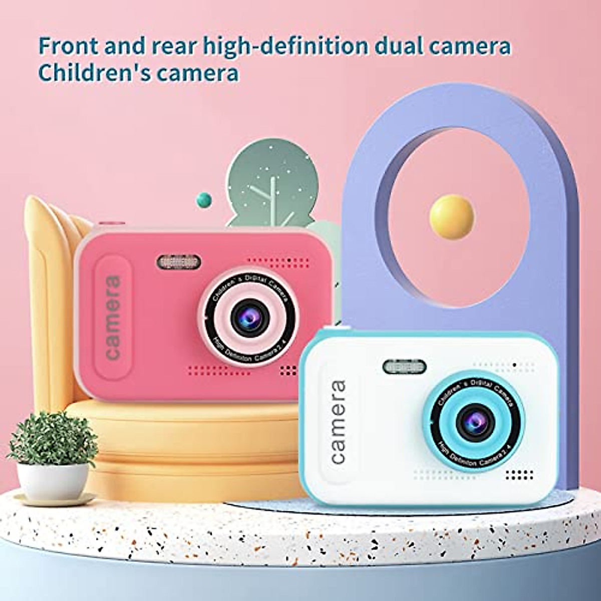 cdar Digital Camera for Kids,1080P Kids Camera Digital,Shoot Camera,Vlogging Camera for Children Boys Girls Students Yellow