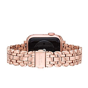 Kate Spade New York Stainless Steel Band for 38/40mm Apple Watch Series 1-7, Color: Rose Gold (Model: KSS0067)