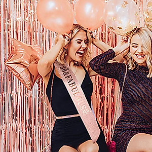 30th Birthday Sash and Tiara for Women, 30th Birthday Decorations for Women, 30th Birthday Sash, Rose Gold 30 & Fabulous Birthday Sash and Tiara for Women, 30th Birthday Gifts for Her