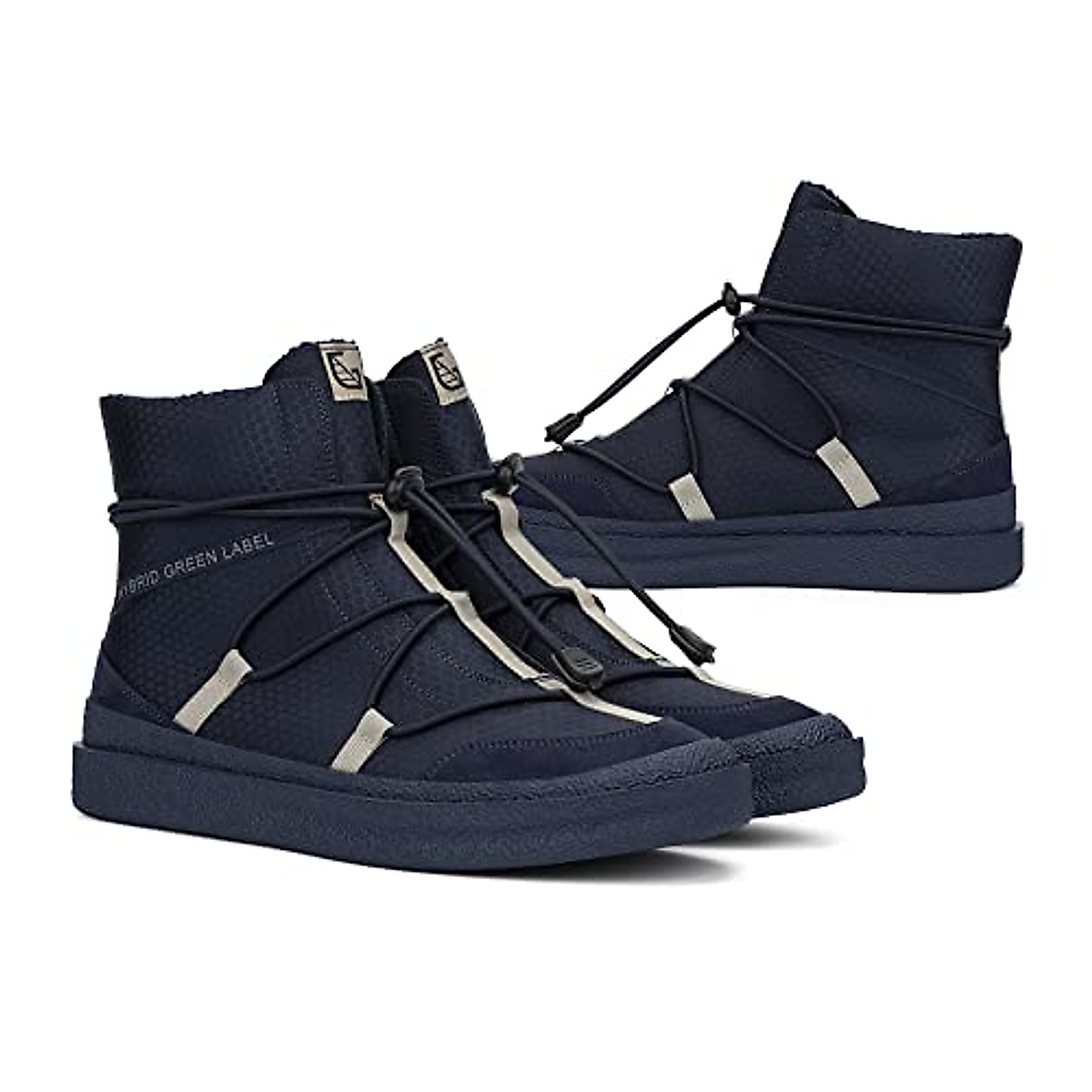 Hybrid Green Label Men's Shift Fashion Casual Sneaker High Top Athletic, Bungee, Round Toe, Rubber Outsole; Size 11