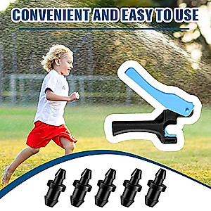 1 Pcs Drip Irrigation Tubing Hole Punch Tool for Easier 1/4 Inch Fitting Emitter Insertion and 50 Drip Irrigation Plugs Goof Plugs for Hose or Tubing End Caps Puncture to Insert Fittings (Fresh Style)