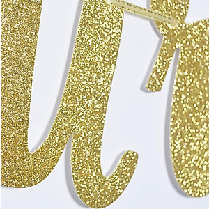 Future Doctor Glitter Gold Banner, Medical Student Banner, Doctor Graduation Party Decorations(Gold)