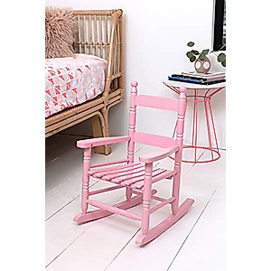 Woodlawn&Home, 881352, Classic Child's Porch Rocker, Pink