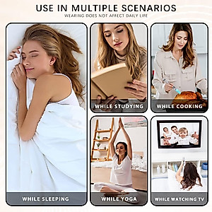 Gosuoa Women Heatless Curling Rod Rollers,No Heat Silk Curls Headband with Soft Foam, Curling Ribbon and Flexi Rods for Natural Long Medium Hair Diy Hair Styling Tools, Pink, 4 Piece Set