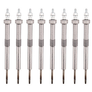12639701 Diesel Glow Plugs 9G for Duramax LLY LML LMM Chevy&GMC LBZ LGH 6.6L, 2006 2007 2008 2009 2010 2011 2012 2013 2014 2015 2016 Silverado, Savana, Sierra, Express Replaces# 97364968