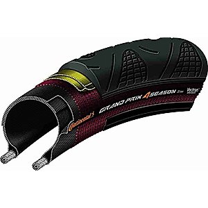 Continental Grand Prix 4-Season Bicycle Tire (700x28, Black)