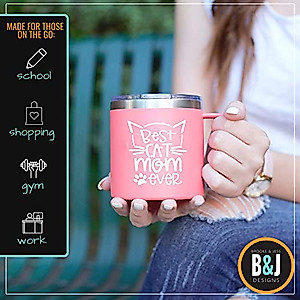 Cat Mom Mug - Cat Gifts for Cat Lovers Women - Funny Cat Themed Mugs, Cups - Things for Crazy Cat Lady Owners, People that Love Cats Stuff, Presents for Christmas, Birthdays, Mother's Day